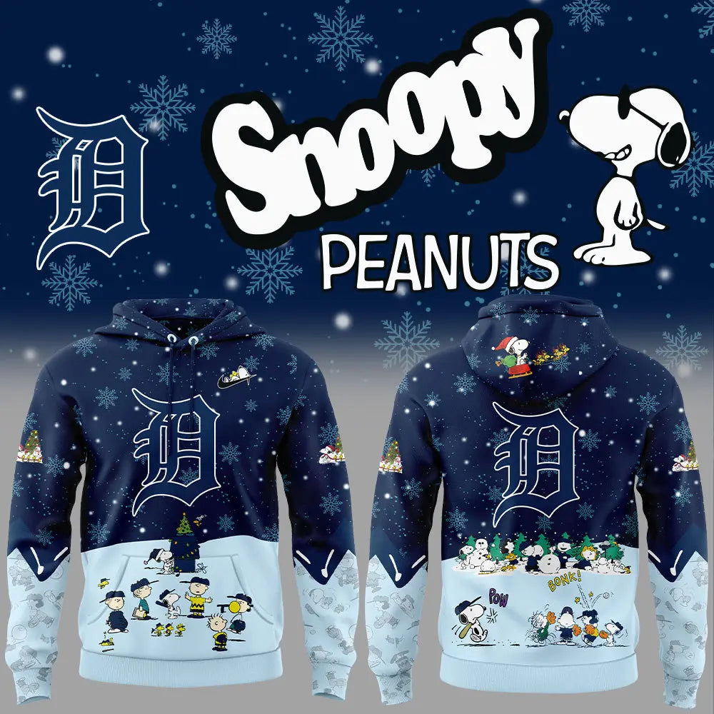 Detroit Tigers Peanuts v Snoopy Hoodie Set – Tycheco